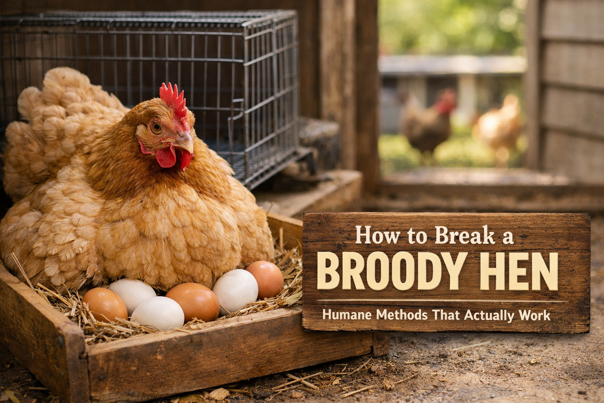 How to Break a Broody Hen (Humane Methods That Actually Work) — Gone Broody