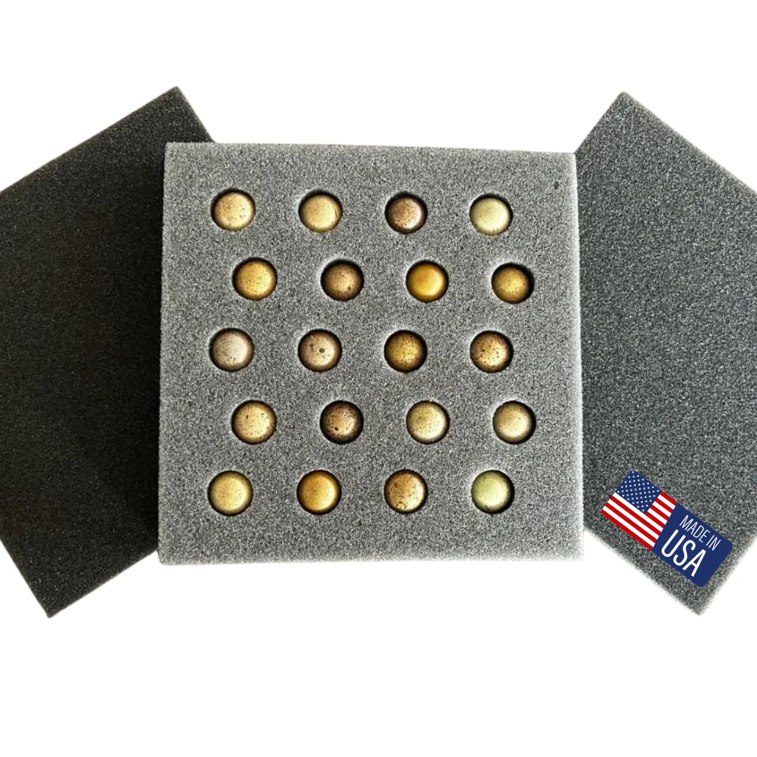 Button Quail Egg Foam Shipper 20 Hole Sets - Safe Egg Transport for Bu ...